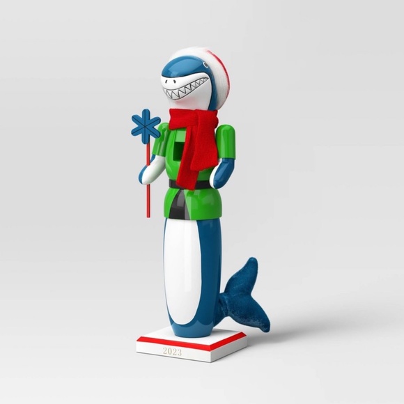 Wondershop | Holiday | Shark Christmas Nutcracker Figure Wondershop | Poshmark
